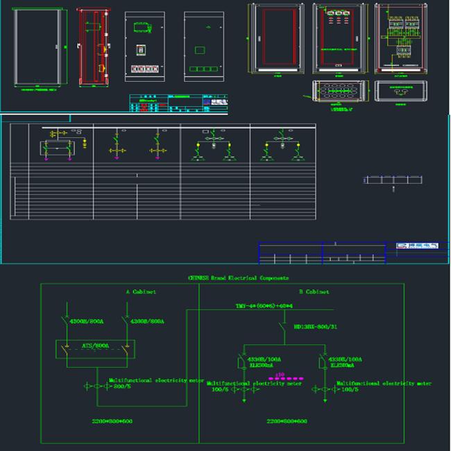 High Voltage Switchgear Draw Out Cast Resin Dry Type Electrical Power ...